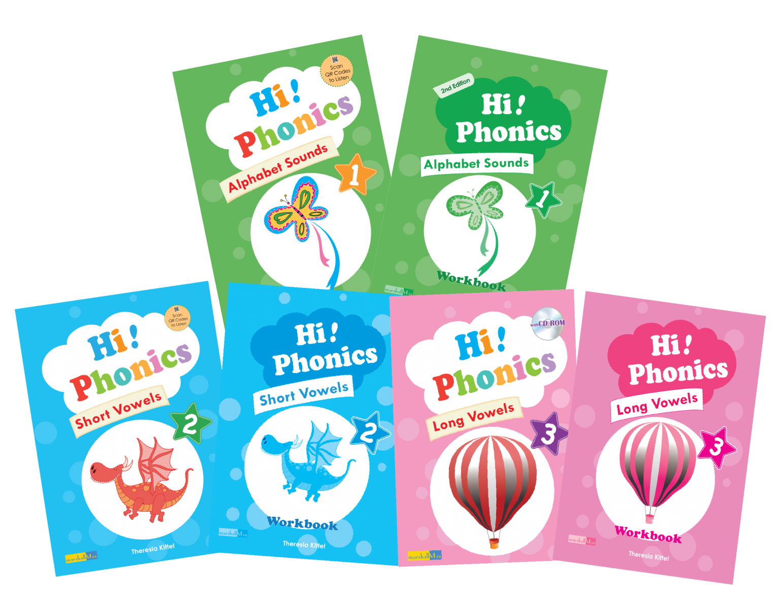 Hi Phonics - หนังสือโฟนิกส์ ครบหลักสูตร Inter