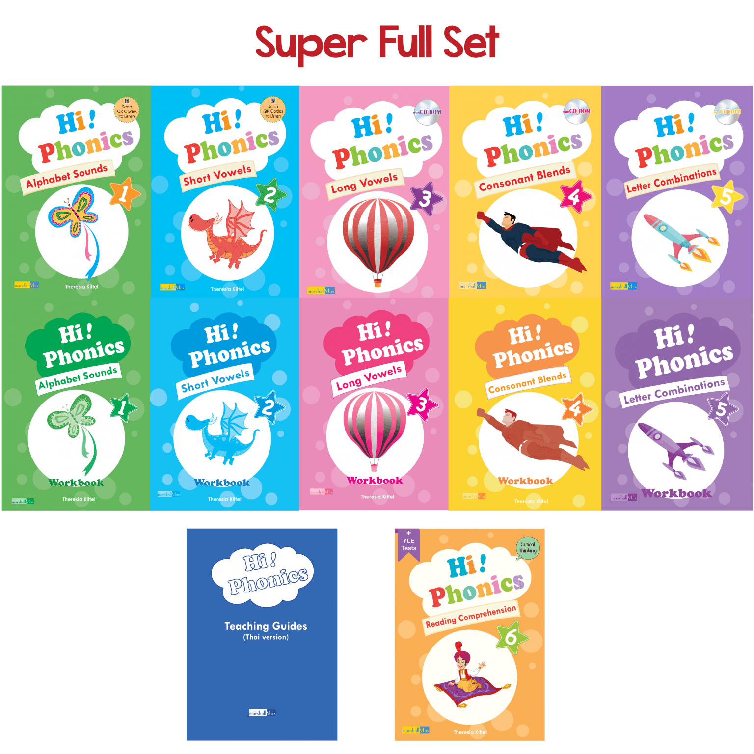 ชุดการสอนโฟนิกส์ ครบหลักสูตร| Hi Phonics